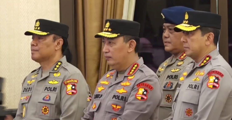 Jelang Hari Bhayangkara Ke-79, Kapolri Pimpin Upacara Pemuliaan Nilai Tribrata