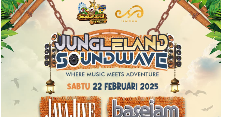 Jungleland Sentul Hadirkan Konser Group Band Base Jam & Java Jive