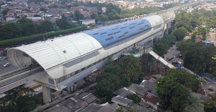 Kenapa Warna Atap Stasiun LRT Jabodebek Beda-Beda? Ini Penjelasannya...