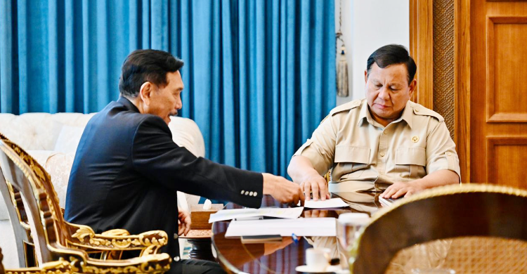 Ketemu Luhut, Prabowo Bahas Geopolitik-Ekonomi