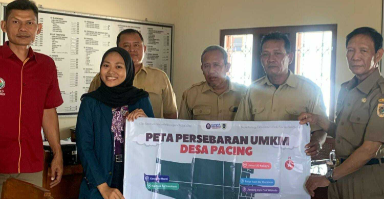 KKN, Mahasiswa UNDIP Bantu Buat Peta Persebaran UMKM