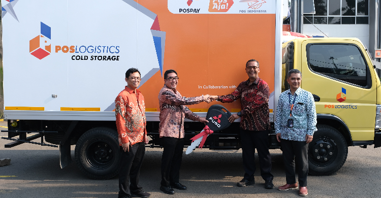 KTB Serah Terima 1 Truk Fuso Canter Cold Chain Ke Pos Logitsik
