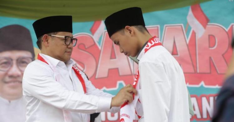 Kukuhkan 4.000 Laskar Santri Muhaimin Iskandar: Kita Siapkan Jadi Pemimpin Masa Depan