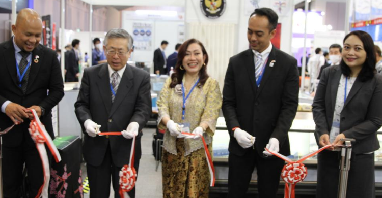 Mantap, Ikan Indonesia Tarik Peminat Seafood Show Osaka