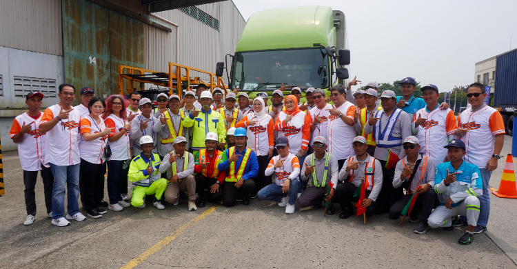 May Day, Menaker Nonton Driver Logistik Toyota Adu Keterampilan