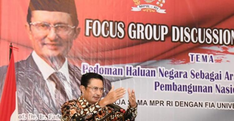 Melalui FGD, Fadel Gali Pandangan Akademisi dan Birokrat Soal Haluan Negara