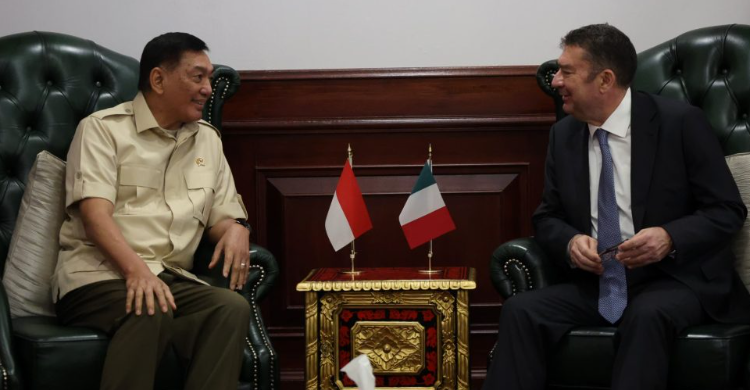 Menhan RI & Dubes Italia Perkuat Kerja Sama Pertahanan Bilateral