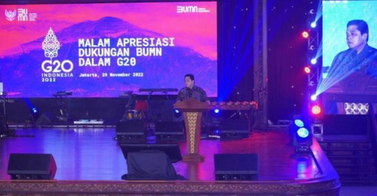 Menteri BUMN Apresiasi Angkasa Pura I Sukseskan Penyelenggaraan KTT G20