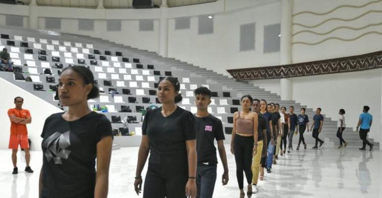 Meriahkan Peresmian Gedung PYCH Anak Muda Papua Siapkan Paskibra Dan ...