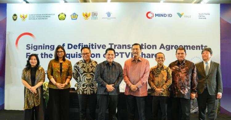 MIND ID Kuasai Saham Vale, Erick Thohir: Ini Momentum Bersejarah