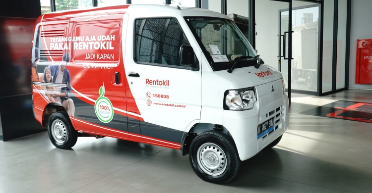 Mitsubishi L100 EV Jadi Kendaraan Operasional Rentokil Initial Indonesia