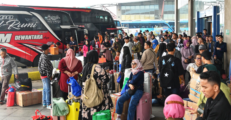 Mudik Lebaran, Penumpang Bus Meningkat Pesat Pada H-4