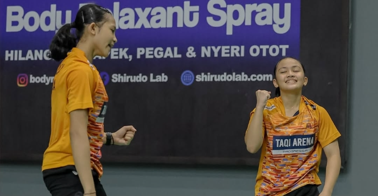 Nadine/Nafalia Juara Ganda Pemula Putri Yonex Sunrise Championships 2026
