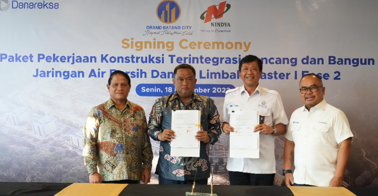 Nindya Karya-Grand Batang City Bangun Jaringan Air Bersih dan Air Limbah