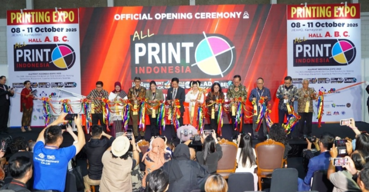 Pameran ALLPrint Indonesia 2025, Resmi dibuka di Jiexpo Kemayoran Jakarta