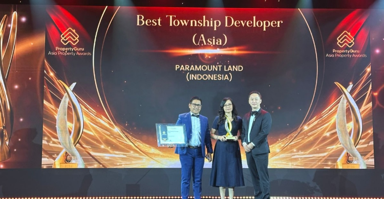 Paramount Land Raih Best Township Developer pada Ajang PropertyGuru Asia Awards