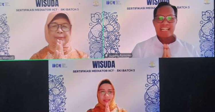 Pelatihan Sertifikasi SKI-IICT Kembali Cetak 24 Mediator Handal Dan ...