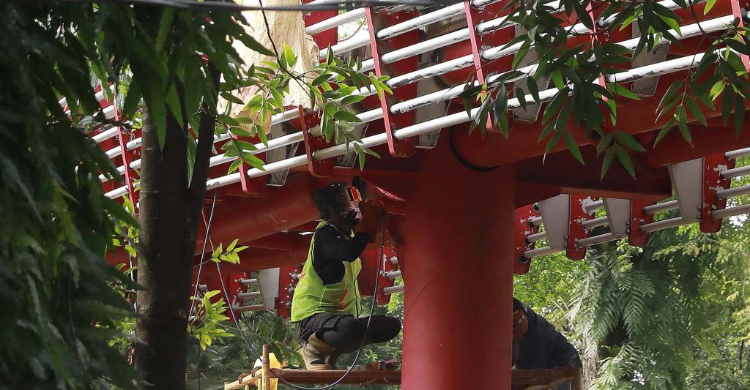 Pembangunan Taman Bendera Pusaka Capai 77 Persen, Target Operasi ...