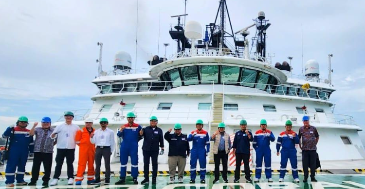 PEN Lakukan Survei Seismik 3D Di Perairan Laut Natuna