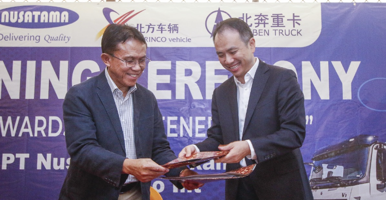 Pengadaan Truk Khusus Pertambangan, Nusatama Berkah Gandeng Norinco Vehicle