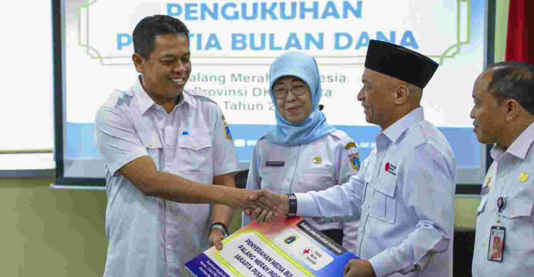 Pengukuhan Panitia Bulan Dana, PMI DKI Jakarta Target Kumpulkan Rp 34 Miliar