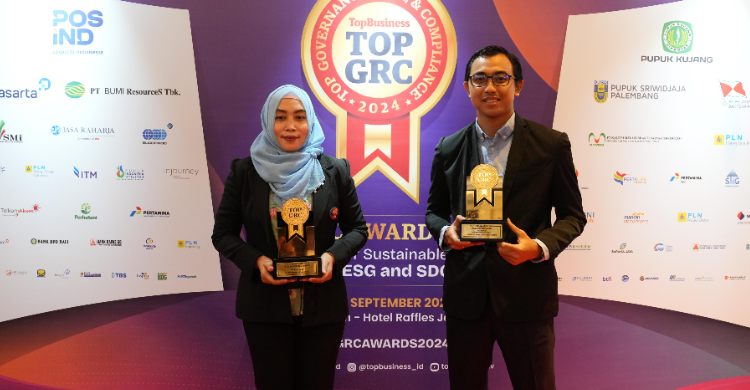 PLN EPI Raih Dua Penghargaan TOP GRC Awards 2024