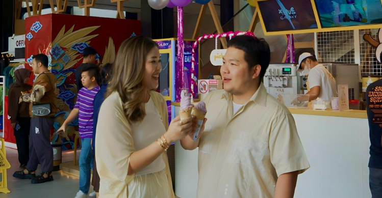 Perluas Pangsa Pasar, Gerai Eksrim Xiyue Luncurkan Menu Baru Bertema Galaxy