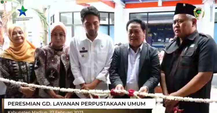 Perpusnas Resmikan Perpustakaan Madiun, Harap Tingkatkan Minat Baca Masyarakat