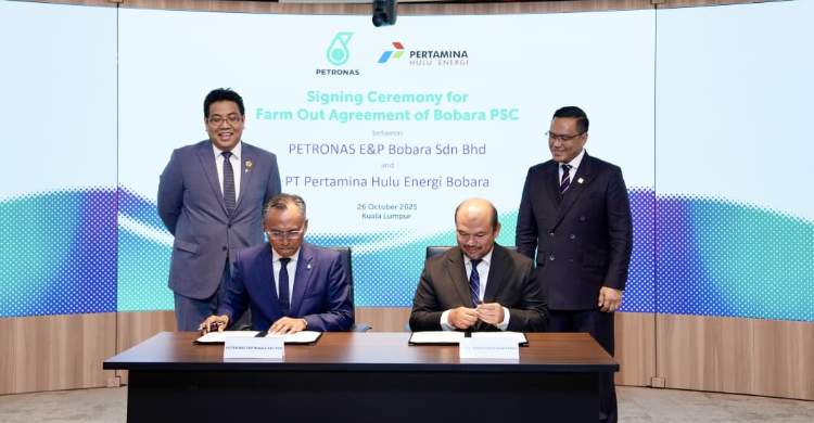 Pertamina Hulu Energi Dan Petronas Sepakati FOA Bagi Hasil Blok Bobara