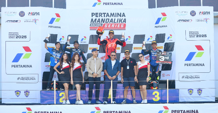 Pertamina Mandalika Racing Series 2025 Dukung Pembalap Muda Indonesia