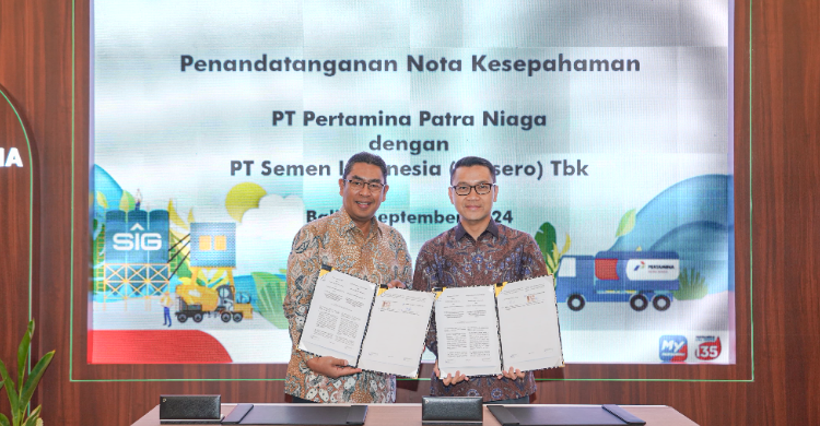 Pertamina Patra Niaga-Semen Indonesia Sinergi Penuhi Energi Berkelanjutan