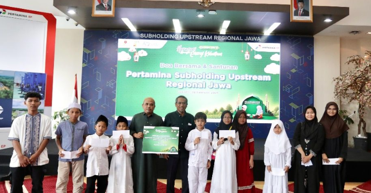 Pertamina Subholding Upstream Regional Jawa Salurkan Bantuan Kepada Anak Yatim