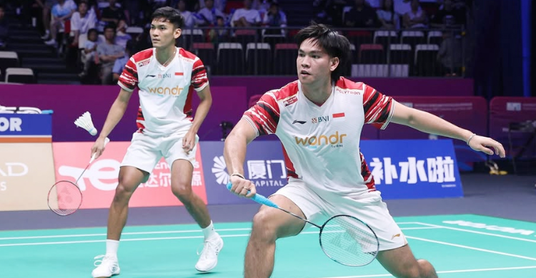 Piala Sudirman 2025, Daniel Marthin Menahan Sakit Lawan Denmark