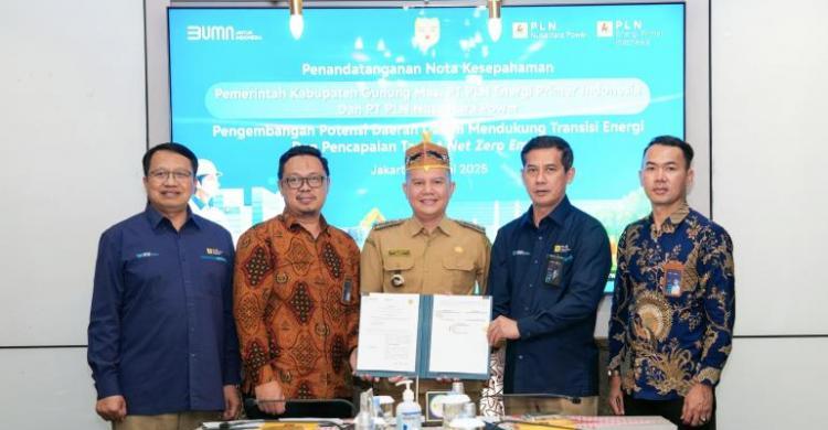 PLN EPI dan PLN NP Gaet Pemkab Gunung Mas Kembangkan Energi Bersih