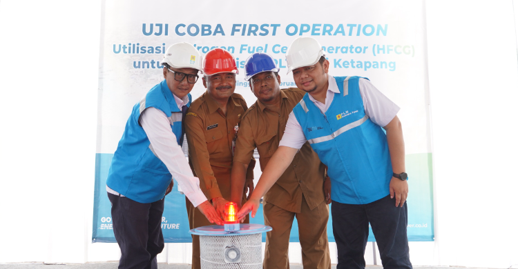 PLN Nusantara Power Uji Coba Pembangkit Hidrogen Pertama di Indonesia