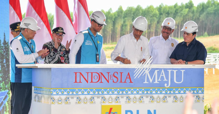 PLTS Tahap 1 Kapasitas 10 MW Sukses Dioperasikan, PLN Dukung IKN ...