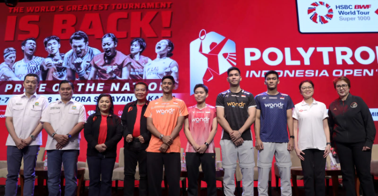 Polytron Indonesia Open 2026 Digelar 2–7 Juni, Hadirkan 248 Atlet Dunia