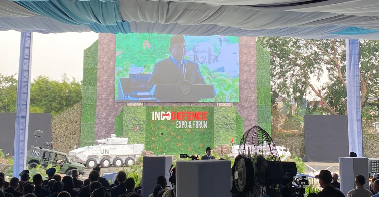 Prabowo Buka Pameran Alutsista Di JIExpo Kemayoran