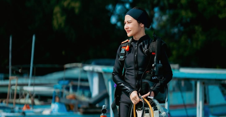 Prilly Latuconsina, Tim Rescue Red Bull Cliff Diving