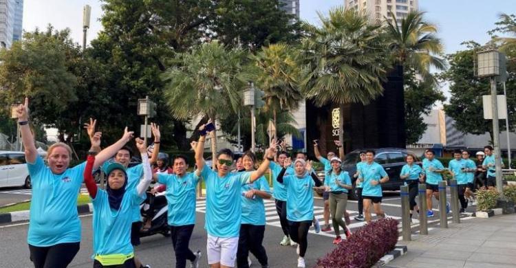 Promosikan Hidup Sehat, Pusat Kebudayaan America Gelar Fun Run Saat Ramadan