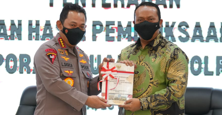Raih WTP 9 Kali Berturut-turut Kapolri: Komitmen Penggunaan Keuangan Negara Secara Transparan