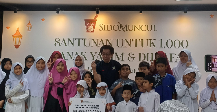 Ramadan, Sido Muncul Kembali Berbagi Santunan Untuk 1.000 Anak Yatim di Jakarta
