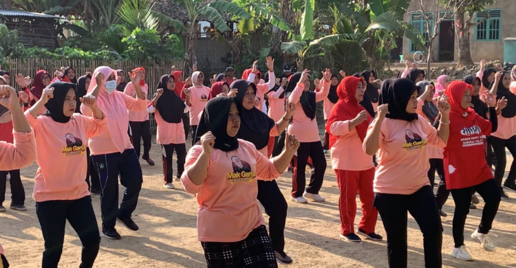 Relawan Mak Ganjar Hadirkan Senam Jantung Untuk Jaga Kesehatan Ibu-Ibu ...