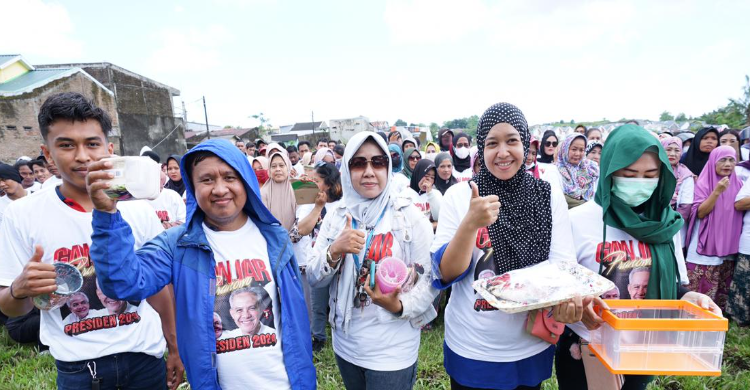 Ribuan Warga Kabupaten Gowa Dukung Ganjar Pranowo Maju Ke Pilpres 2024