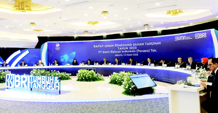 RUPST 2023: Kontribusi Nyata Untuk Negeri, BRI Bagikan Dividen Rp 43,49 ...