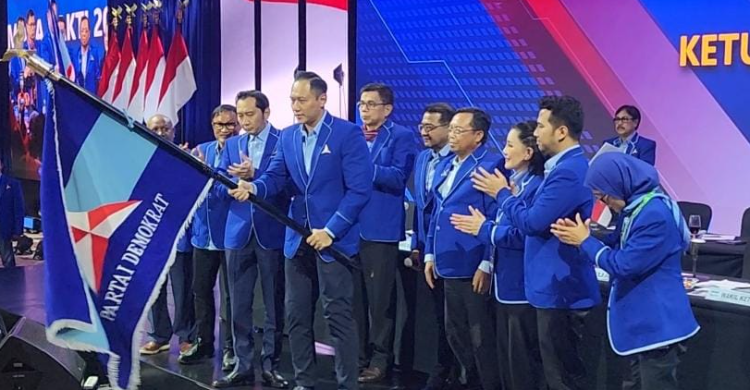Sah! AHY Terpilih Kembali Jadi Ketum Partai Demokrat