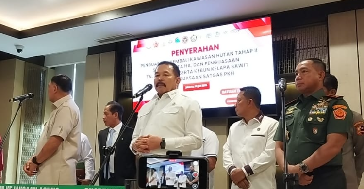 Satgas PKH Serahkan Lahan Hutan Seluas 1 Juta Ha Ke KLH