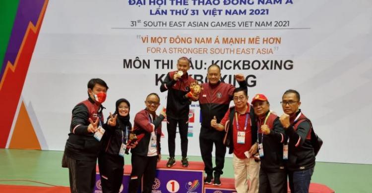 Sea Games Top Timnas Kickboxing Indonesia Lampaui Target Emas