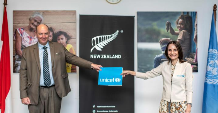 Selandia Baru Gelontorkan Rp 46 M ke UNICEF Bantu RI Lawan Corona