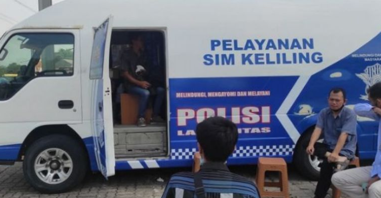 SIM Keliling Jakarta Senin 15 Juni, Hadir di 5 Lokasi
